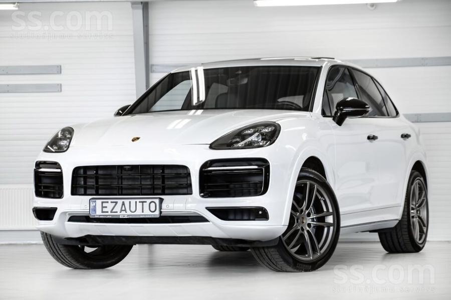Balts Porsche Cayenne 2021 Tukums, ar dzinēja tilpumu 3.00 L un nobraukumu 53 tūkst. km par 58000 €, foto 1 vietnē AUTOMOTO.COM.LV