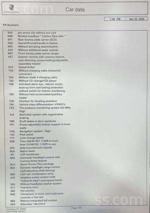 Balts Porsche Cayenne 2023 Rīga, ar dzinēja tilpumu 4.00 L un nobraukumu 40 tūkst. km par 92320 €, foto 17 vietnē AUTOMOTO.COM.LV