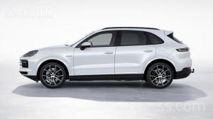 White Porsche Cayenne 2024 in Riga, with an engine capacity of 3.00 L and mileage of 10 thousand km for 96000 €, photo 3 on AUTOMOTO.COM.LV