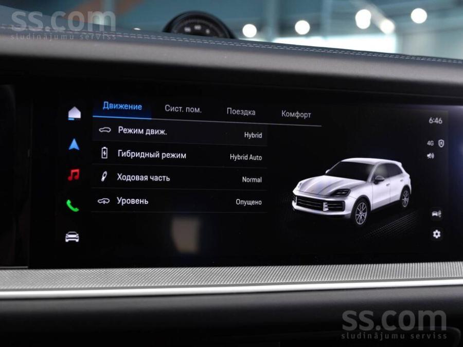 Balts Porsche Cayenne 2025 Rīga, ar dzinēja tilpumu 3.00 L un nobraukumu 13 tūkst. km par 93990 €, foto 32 vietnē AUTOMOTO.COM.LV