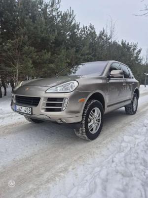 Dzeltens Porsche Cayenne 2008 Tauragė, ar dzinēja tilpumu 4.81 L un nobraukumu 214 tūkst. km par 7500 €, foto  vietnē AUTOMOTO.COM.LV