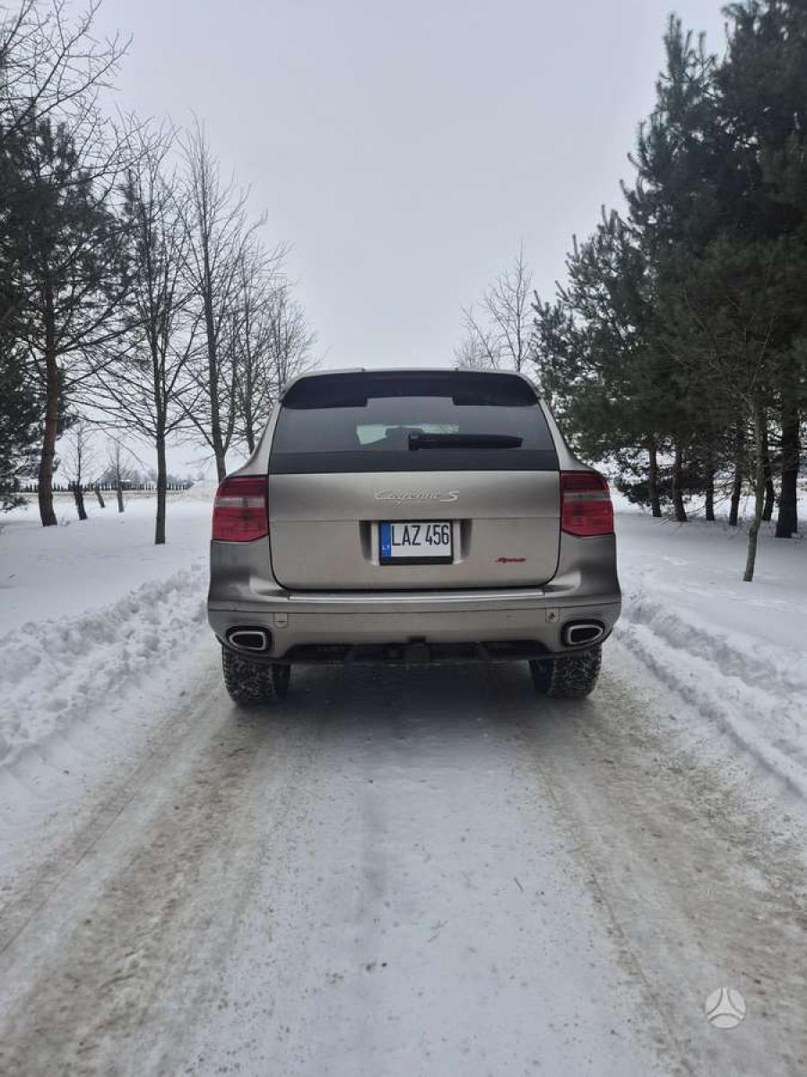 Dzeltens Porsche Cayenne 2008 Tauragė, ar dzinēja tilpumu 4.81 L un nobraukumu 214 tūkst. km par 7500 €, foto 9 vietnē AUTOMOTO.COM.LV
