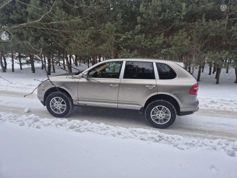 Dzeltens Porsche Cayenne 2008 Tauragė, ar dzinēja tilpumu 4.81 L un nobraukumu 214 tūkst. km par 7500 €, foto 11 vietnē AUTOMOTO.COM.LV