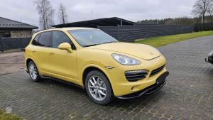 Dzeltens Porsche Cayenne 2011 Viļņa, ar dzinēja tilpumu 4.81 L un nobraukumu 274 tūkst. km par 15000 €, foto 5 vietnē AUTOMOTO.COM.LV