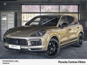 Yellow Porsche Cayenne 2019 in Vilnius, with an engine capacity of 2.89 L and mileage of 132 thousand km for 63911 €, photo  on AUTOMOTO.COM.LV