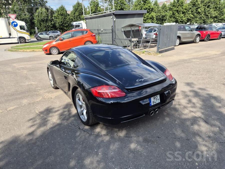 Melns Porsche Cayman 2007 Rīga, ar dzinēja tilpumu 3.40 L un nobraukumu 157 tūkst. km par 19990 €, foto 9 vietnē AUTOMOTO.COM.LV