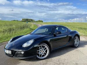 Black Porsche Cayman 2009 in Vilnius, with an engine capacity of 2.89 L and mileage of 64 thousand km for 29500 €, photo  on AUTOMOTO.COM.LV