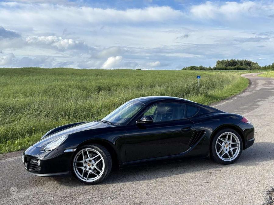 Black Porsche Cayman 2009 in Vilnius, with an engine capacity of 2.89 L and mileage of 64 thousand km for 29500 €, photo 3 on AUTOMOTO.COM.LV