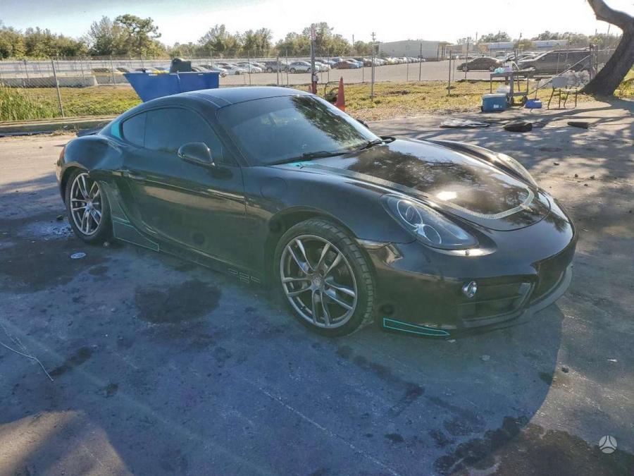 Black Porsche Cayman 2014 in Vilnius, with an engine capacity of 2.71 L and mileage of 170 thousand km for 16200 €, photo 3 on AUTOMOTO.COM.LV