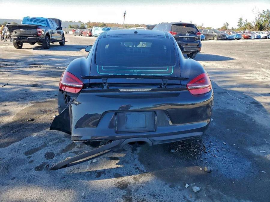 Black Porsche Cayman 2014 in Vilnius, with an engine capacity of 2.71 L and mileage of 170 thousand km for 16200 €, photo 6 on AUTOMOTO.COM.LV