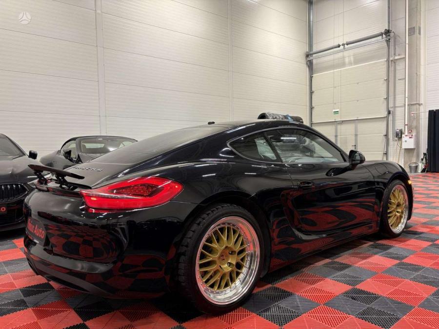 Black Porsche Cayman 2014 in Vilnius, with an engine capacity of 2.71 L and mileage of 148 thousand km for 32550 €, photo 5 on AUTOMOTO.COM.LV
