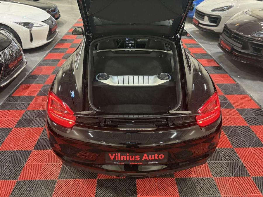 Black Porsche Cayman 2014 in Vilnius, with an engine capacity of 2.71 L and mileage of 148 thousand km for 32550 €, photo 23 on AUTOMOTO.COM.LV