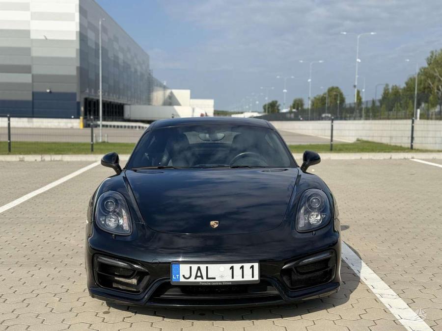 Black Porsche Cayman 2015 in Vilnius, with an engine capacity of 2.71 L and mileage of 75 thousand km for 35000 €, photo 3 on AUTOMOTO.COM.LV