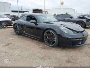 Black Porsche Cayman 2018 in Klaipeda, with an engine capacity of 2.00 L and mileage of 70 thousand km for 23900 €, photo  on AUTOMOTO.COM.LV