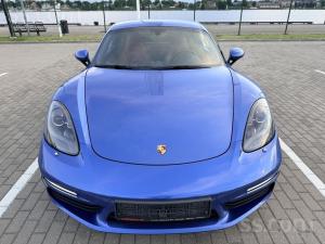 Blue Porsche Cayman 2019 in Riga, with an engine capacity of 2.00 L and mileage of 77 thousand km for 51900 €, photo 7 on AUTOMOTO.COM.LV