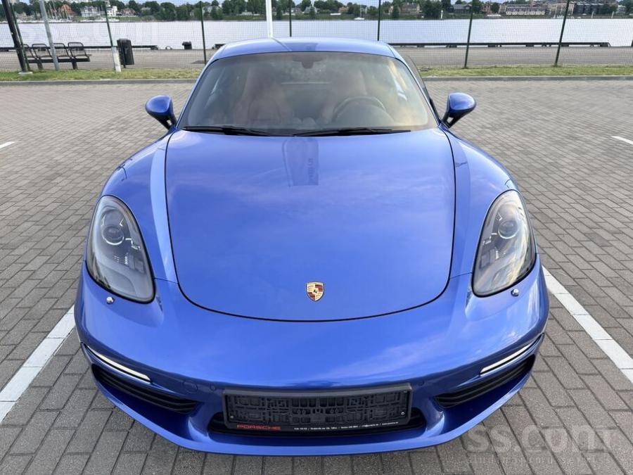 Blue Porsche Cayman 2019 in Riga, with an engine capacity of 2.00 L and mileage of 77 thousand km for 51900 €, photo 7 on AUTOMOTO.COM.LV