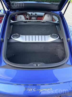 Blue Porsche Cayman 2019 in Riga, with an engine capacity of 2.00 L and mileage of 77 thousand km for 51900 €, photo 12 on AUTOMOTO.COM.LV