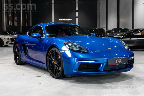 Blue Porsche Cayman 2019 in Riga, with an engine capacity of 2.00 L and mileage of 78 thousand km for 55000 €, photo 3 on AUTOMOTO.COM.LV