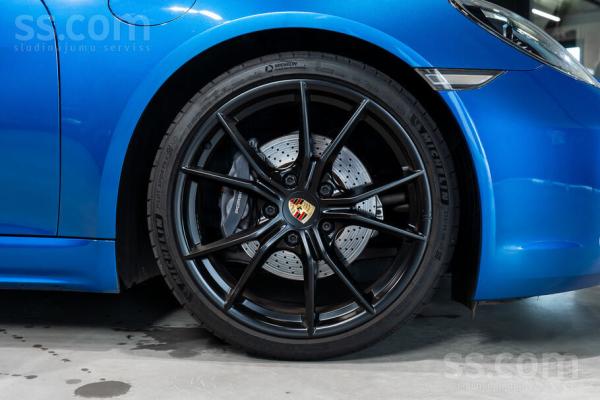 Blue Porsche Cayman 2019 in Riga, with an engine capacity of 2.00 L and mileage of 78 thousand km for 55000 €, photo 7 on AUTOMOTO.COM.LV