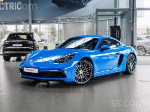 Blue Porsche Cayman 2024 in Riga, with an engine capacity of 4.00 L and mileage of 21 thousand km for 94700 €, photo  on AUTOMOTO.COM.LV