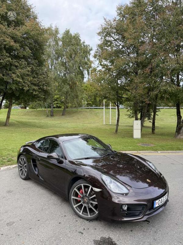 Brown Porsche Cayman 2014 in Vilnius, with an engine capacity of 3.44 L and mileage of 96 thousand km for 42000 €, photo 4 on AUTOMOTO.COM.LV
