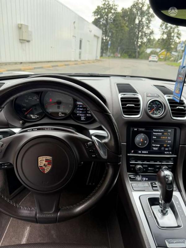 Brown Porsche Cayman 2014 in Vilnius, with an engine capacity of 3.44 L and mileage of 96 thousand km for 42000 €, photo 9 on AUTOMOTO.COM.LV