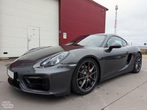 Pelēks Porsche Cayman 2014 Kauņa, ar dzinēja tilpumu 3.40 L un nobraukumu 137 tūkst. km par 40500 €, foto  vietnē AUTOMOTO.COM.LV