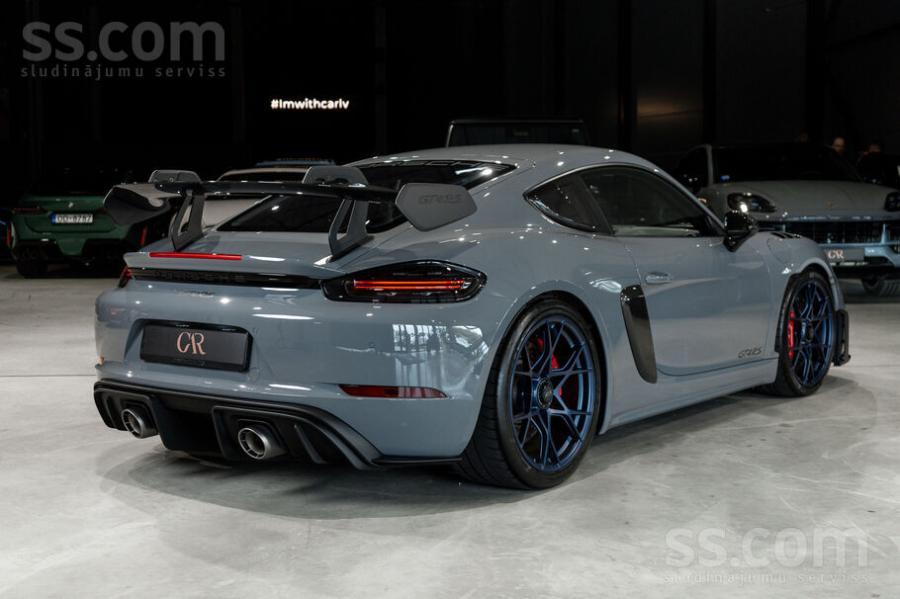 Grey Porsche Cayman 2022 in Riga, with an engine capacity of 4.00 L and mileage of 9 thousand km for 155000 €, photo 5 on AUTOMOTO.COM.LV