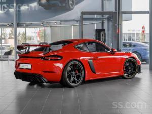 Red Porsche Cayman 2026 in Riga, with an engine capacity of 4.00 L and mileage of 4 thousand km for 147000 €, photo 4 on AUTOMOTO.COM.LV
