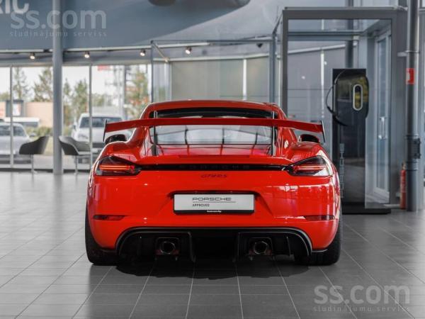 Red Porsche Cayman 2026 in Riga, with an engine capacity of 4.00 L and mileage of 4 thousand km for 147000 €, photo 6 on AUTOMOTO.COM.LV