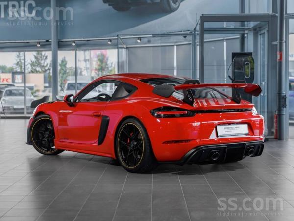 Red Porsche Cayman 2026 in Riga, with an engine capacity of 4.00 L and mileage of 4 thousand km for 147000 €, photo 10 on AUTOMOTO.COM.LV