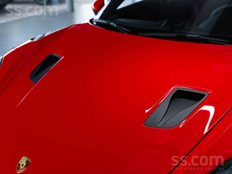 Red Porsche Cayman 2026 in Riga, with an engine capacity of 4.00 L and mileage of 4 thousand km for 147000 €, photo 25 on AUTOMOTO.COM.LV