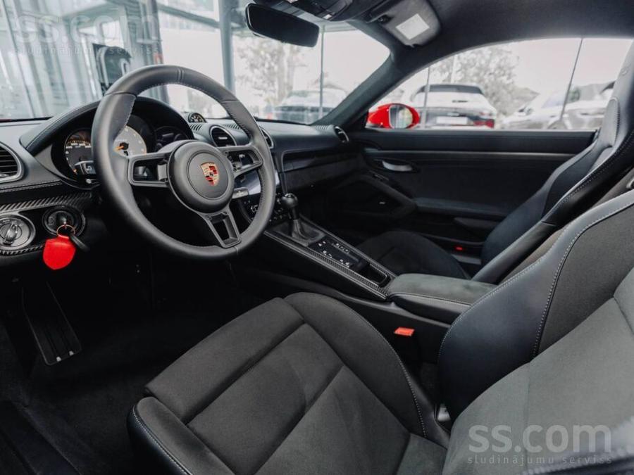Red Porsche Cayman 2026 in Riga, with an engine capacity of 4.00 L and mileage of 4 thousand km for 147000 €, photo 32 on AUTOMOTO.COM.LV