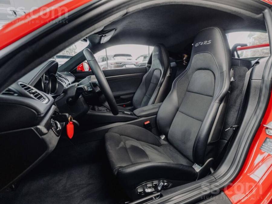 Red Porsche Cayman 2026 in Riga, with an engine capacity of 4.00 L and mileage of 4 thousand km for 147000 €, photo 34 on AUTOMOTO.COM.LV
