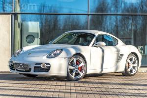 Balts Porsche Cayman 2008 Rīga, ar dzinēja tilpumu 3.40 L un nobraukumu 97 tūkst. km par 23500 €, foto  vietnē AUTOMOTO.COM.LV