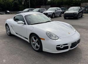 White Porsche Cayman 2008 in Panevezys, with an engine capacity of 3.39 L and mileage of 149 thousand km for 19900 €, photo 3 on AUTOMOTO.COM.LV