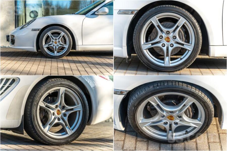 White Porsche Cayman 2009 in Riga, with an engine capacity of 2.90 L and mileage of 44 thousand km for 31000 €, photo 15 on AUTOMOTO.COM.LV