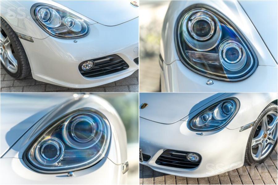 White Porsche Cayman 2009 in Riga, with an engine capacity of 2.90 L and mileage of 44 thousand km for 31000 €, photo 16 on AUTOMOTO.COM.LV