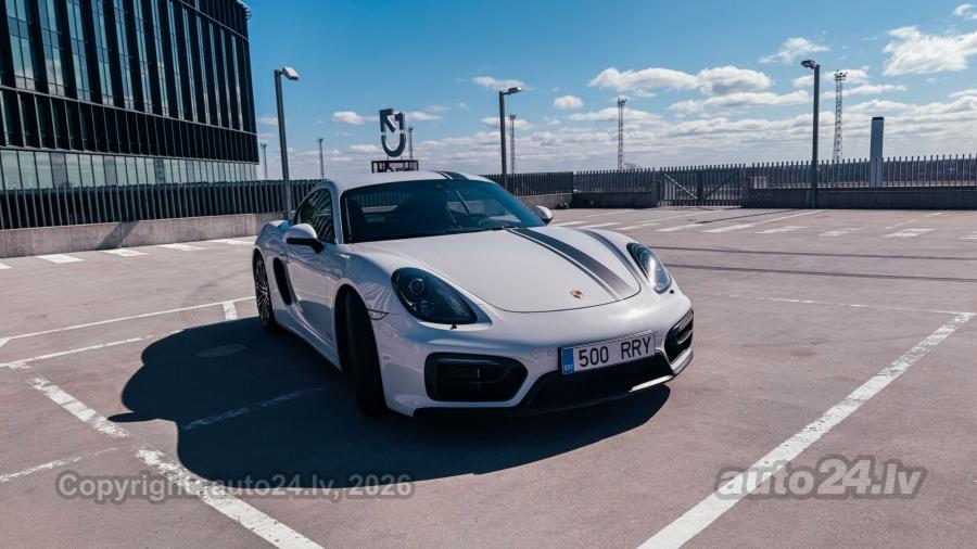 White Porsche Cayman 2016 in Tallinn, with an engine capacity of 3.40 L and mileage of 115 thousand km for 67981 €, photo 4 on AUTOMOTO.COM.LV