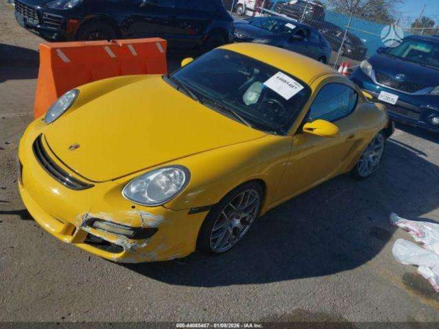 Yellow Porsche Cayman 2006 in Klaipeda, with an engine capacity of 3.39 L and mileage of 143 thousand km for 9600 €, photo 2 on AUTOMOTO.COM.LV
