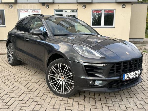 Black Porsche Macan 2017 in Aizkraukle, with an engine capacity of 3.00 L and mileage of 283 thousand km for 23150 €, photo 1 on AUTOMOTO.COM.LV