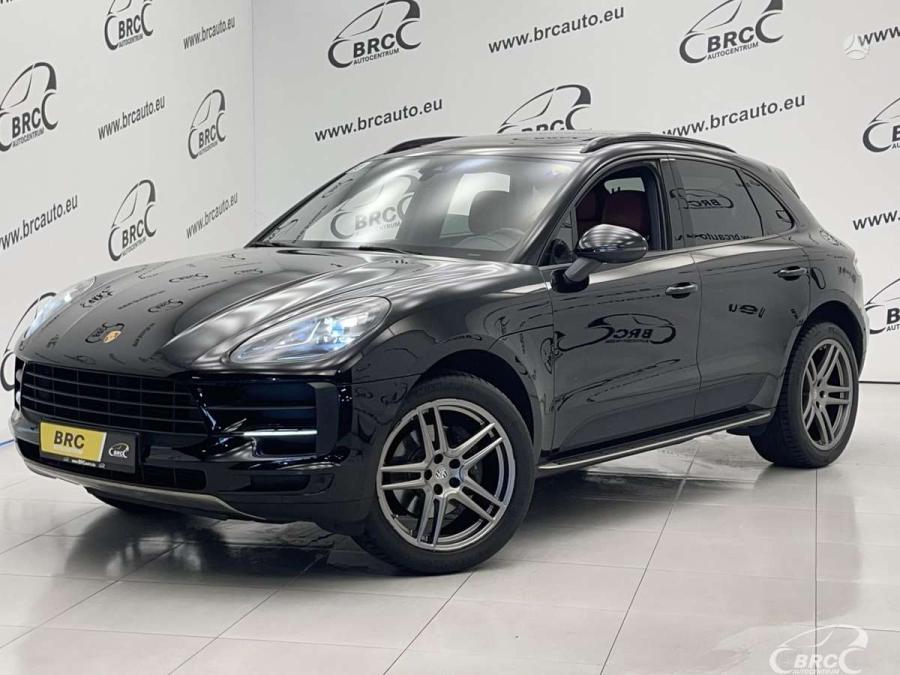 Black Porsche Macan 2019 in Vilnius, with an engine capacity of 1.98 L and mileage of 118 thousand km for 32900 €, photo 1 on AUTOMOTO.COM.LV