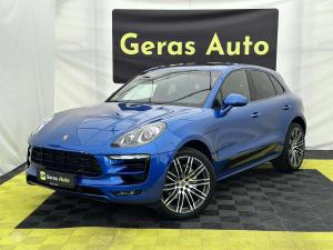 Blue Porsche Macan 2015 in Vilnius, with an engine capacity of 3.00 L and mileage of 232 thousand km for 24850 €, photo  on AUTOMOTO.COM.LV