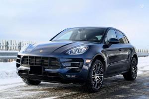 Blue Porsche Macan 2015 in Vilnius, with an engine capacity of 3.60 L and mileage of 159 thousand km for 26500 €, photo  on AUTOMOTO.COM.LV