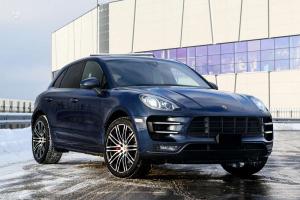 Blue Porsche Macan 2015 in Vilnius, with an engine capacity of 3.60 L and mileage of 159 thousand km for 26500 €, photo 3 on AUTOMOTO.COM.LV