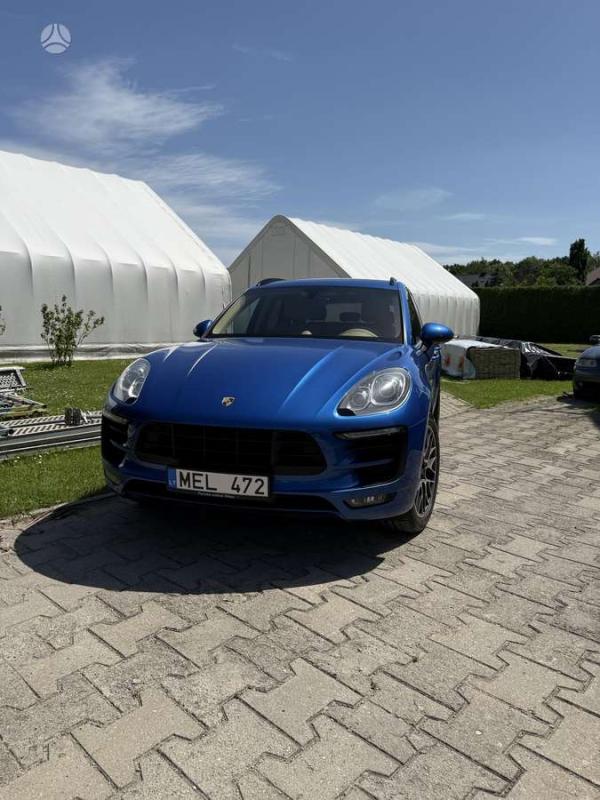 Blue Porsche Macan 2015 in Kaunas, with an engine capacity of 3.00 L and mileage of 203 thousand km for 19200 €, photo 1 on AUTOMOTO.COM.LV
