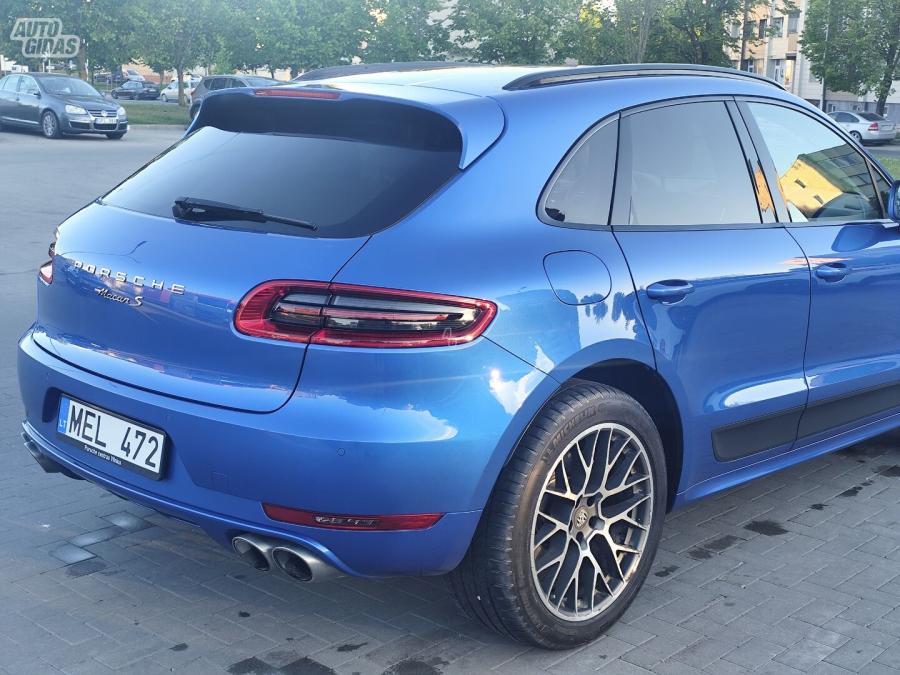 Blue Porsche Macan 2015 in Telschi, with an engine capacity of 3.00 L and mileage of 210 thousand km for 23200 €, photo 4 on AUTOMOTO.COM.LV