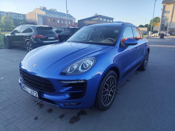 Blue Porsche Macan 2015 in Telschi, with an engine capacity of 3.00 L and mileage of 210 thousand km for 23200 €, photo 6 on AUTOMOTO.COM.LV