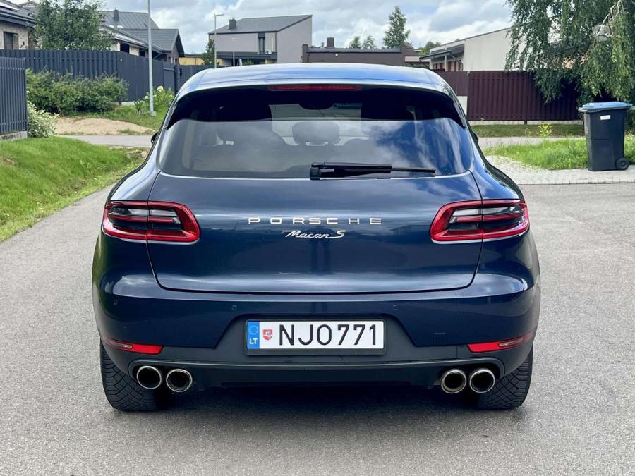 Zils Porsche Macan 2015 Viļņa, ar dzinēja tilpumu 3.00 L un nobraukumu 140 tūkst. km par 21500 €, foto 5 vietnē AUTOMOTO.COM.LV