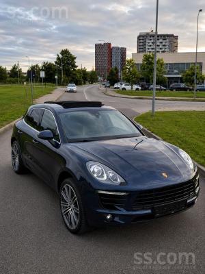 Blue Porsche Macan 2015 in Vilnius, with an engine capacity of 3.00 L and mileage of 237 thousand km for 19500 €, photo 3 on AUTOMOTO.COM.LV
